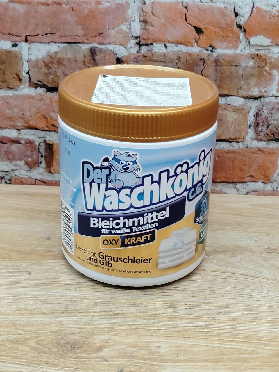 Der Waschkonig C.G. Oxy Kraft Bleichmittel Кислородный отбеливатель-пятновыводитель для белых тканей 750 гр