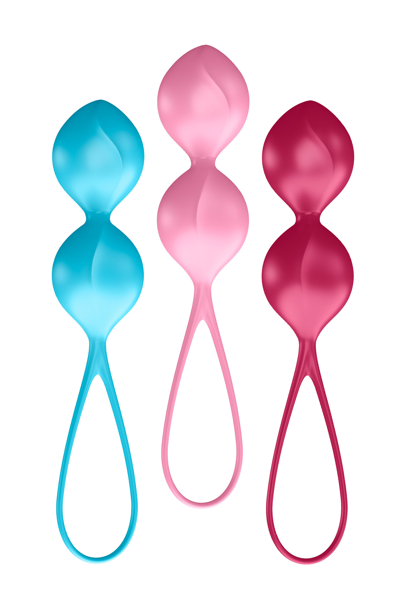 Satisfyer Вагинальные шарики, цвет: розовый, 30 мм