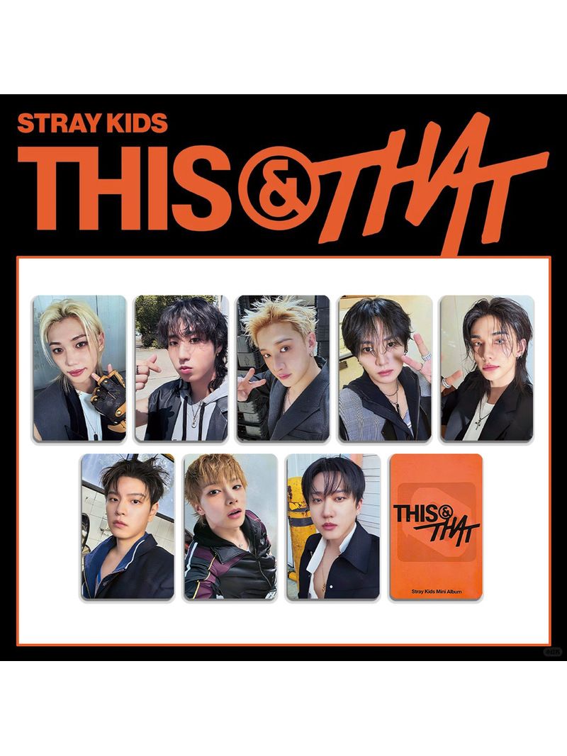 Фотокарточки Stray Kids RUN IT THIS & THAT Подарок для фаната K-pop SKZ POB карточки