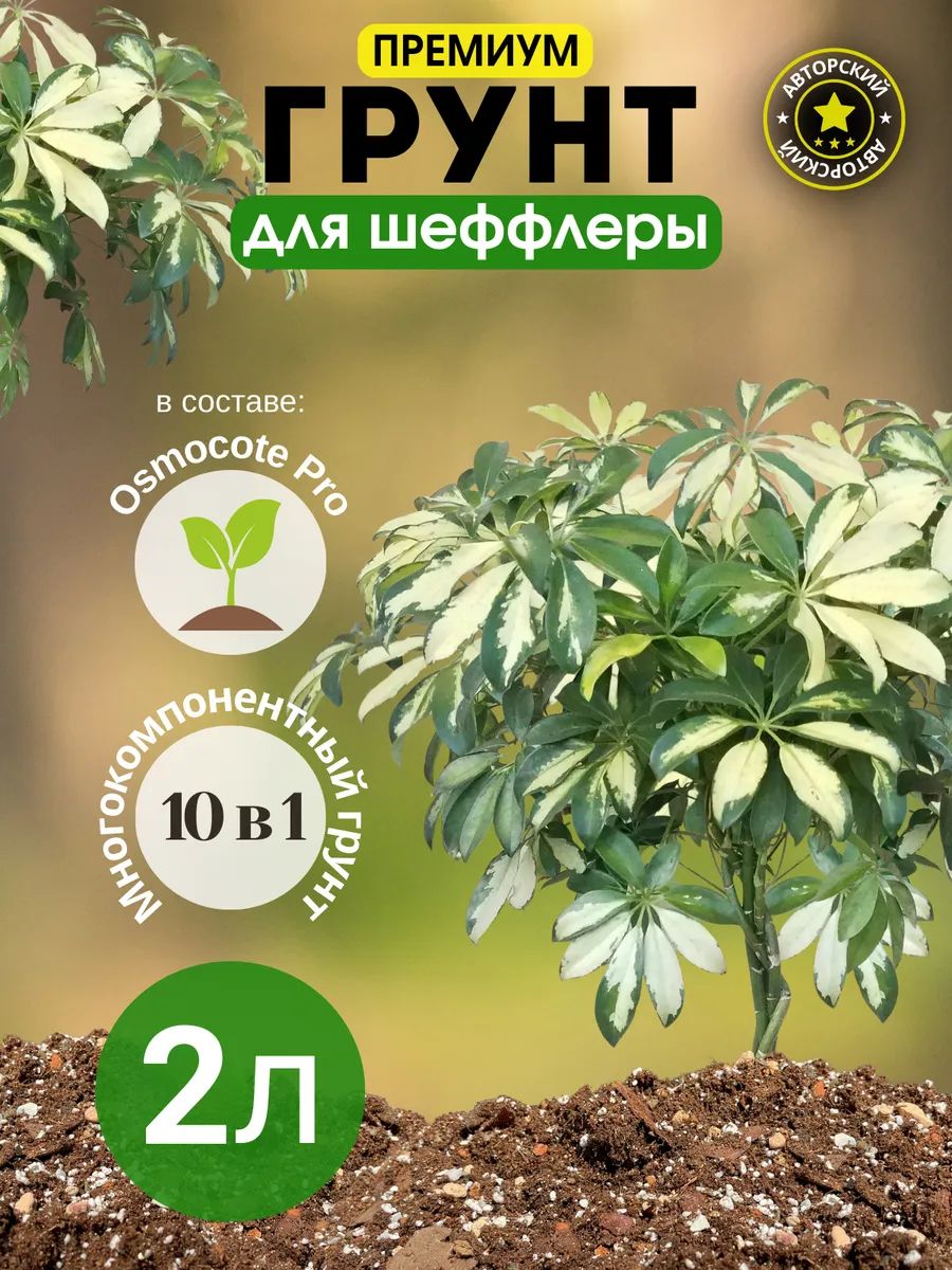 Грунт для Шеффлеры 2л готовый премиум