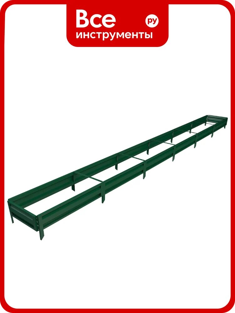Готовая грядка Delta-Park GL 0.5х6 м, зеленая 30010_GL506Gr
