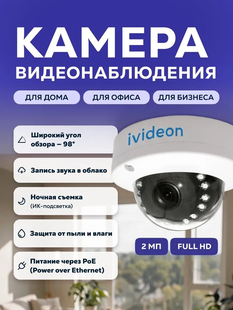 Камера видеонаблюдения Ivideon