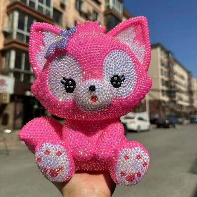 Трансграничная DIY алмазная копилка мешок материала кукла ручной работы сеть красная Sanrio мультяшная кукла трехмерная