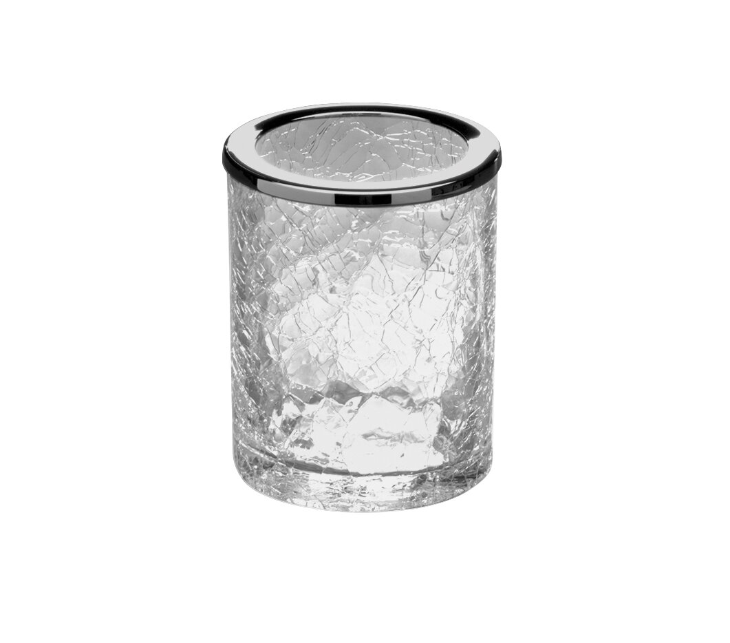Стакан настольный WINDISCH ADDITION CRACKED CRYSTAL GLASS 91125OW бронза d80h100