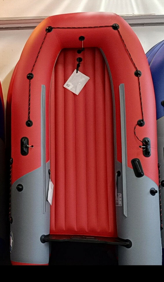 Надувная лодка НДНД Grouper 335W (серо-оранжевый)