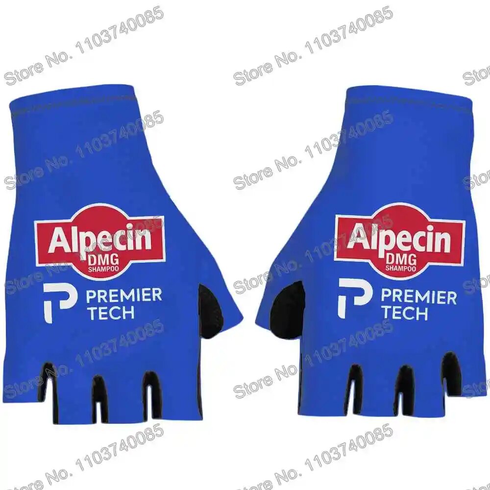 Велоперчатки Alpecin Premier-Tech 2026 мужские полупальцевые XL, 4