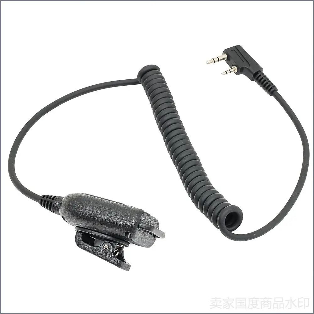 Мини-микрофон с LED-подсветкой для рации Kenwood и Baofeng