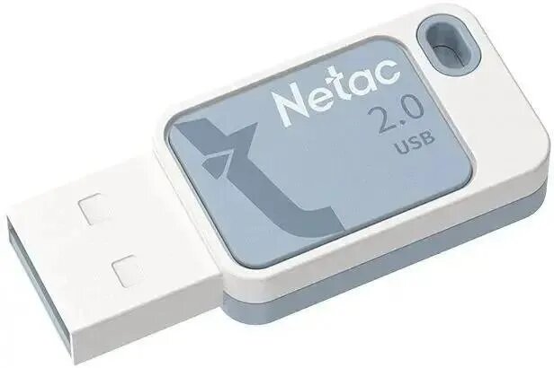 Флешка USB NETAC UA31 64ГБ, USB2.0, синий