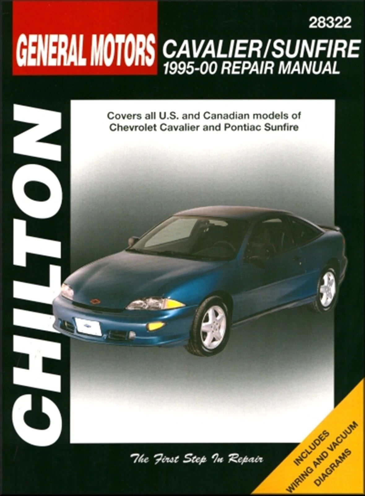 Книга по ремонту GM/Chevrolet - Cavalier/Sunfire 1995-2000 /Chilton 28322 USA
