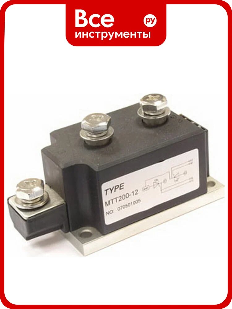 Тиристорный модуль RUICHI МТТ200-12 62455