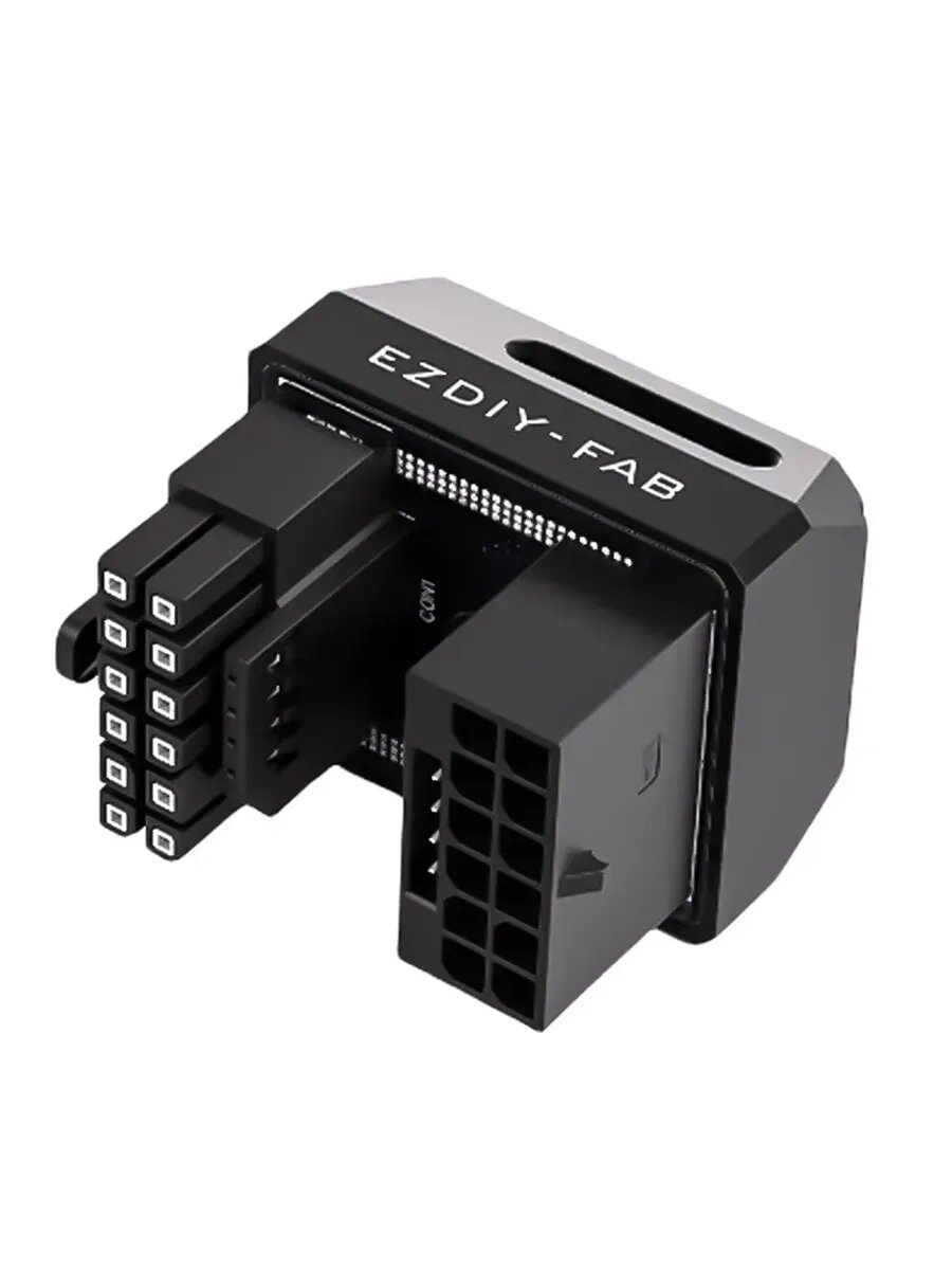 Адаптер 12VHPWR 180 16Pin для видеокарты RTX 3090Ti, черный