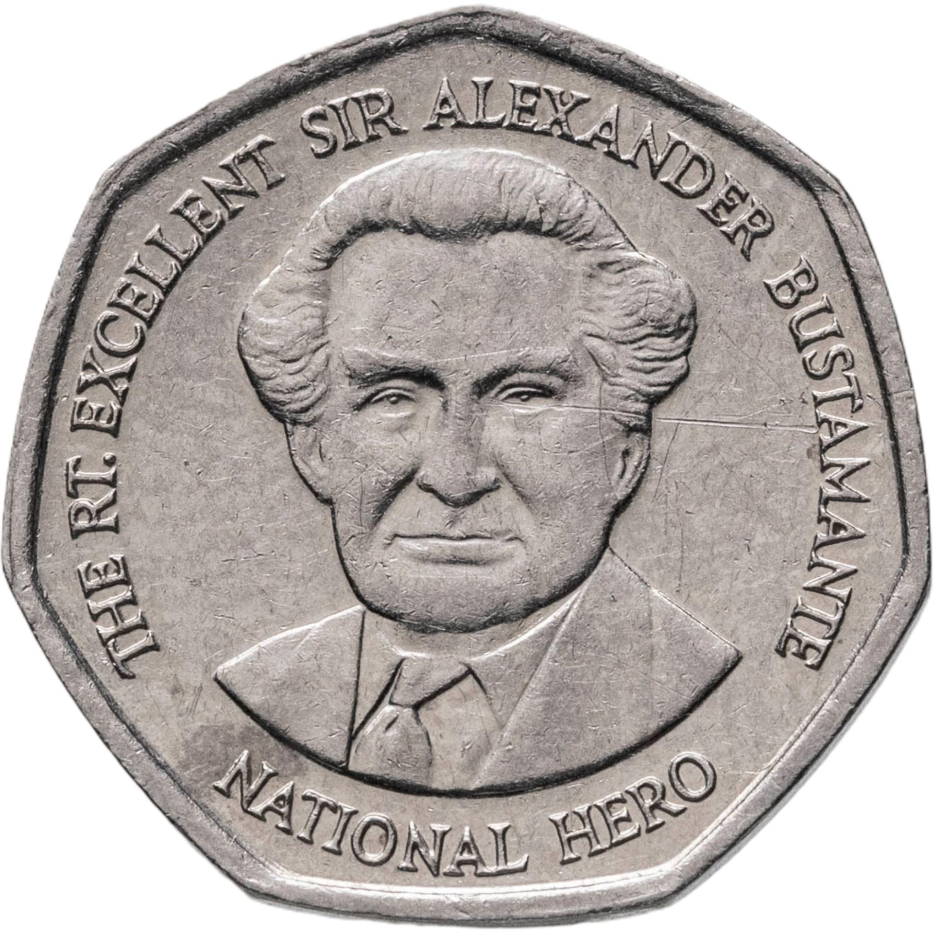 Ямайка 1 доллар dollar 1995, Сталь, в сохранности XF-AU