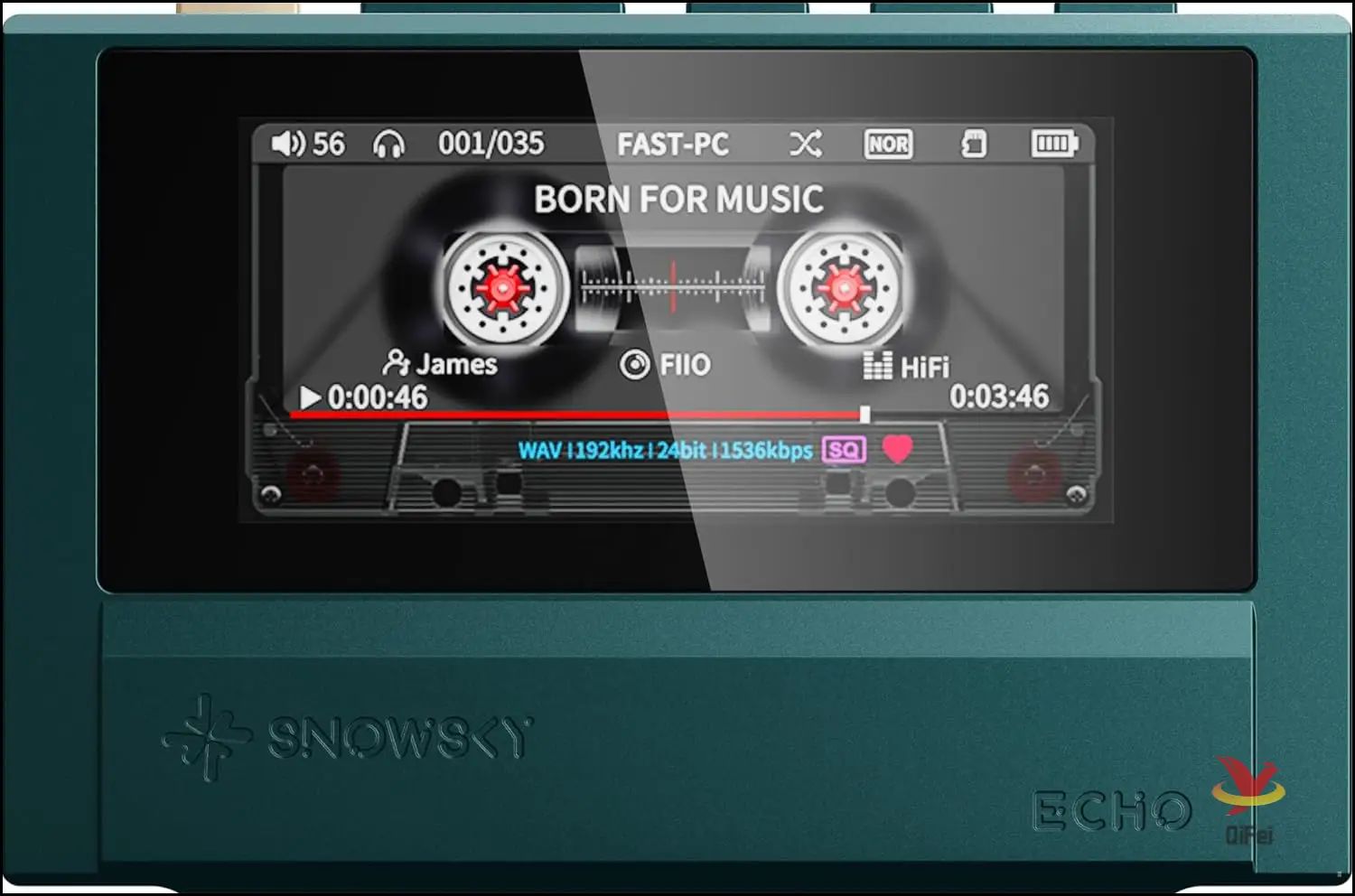Fiio MP3-плеер 4 ГБ, зеленый-x