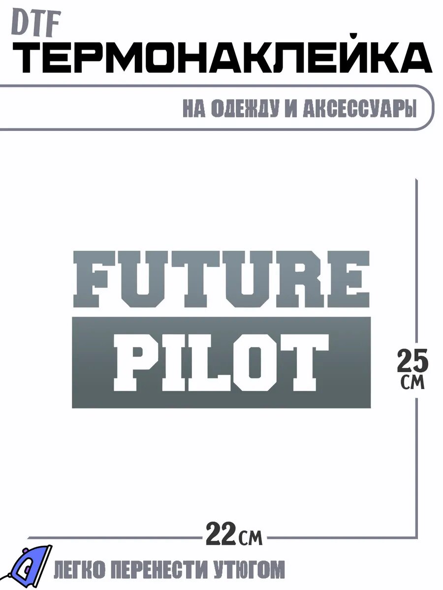 Термонаклейка Future Pilot