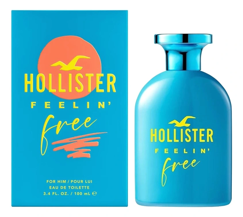 Мужской парфюм Hollister Feelin Free For Him 50 мл / туалетная вода Холистер Филин Фри для Него