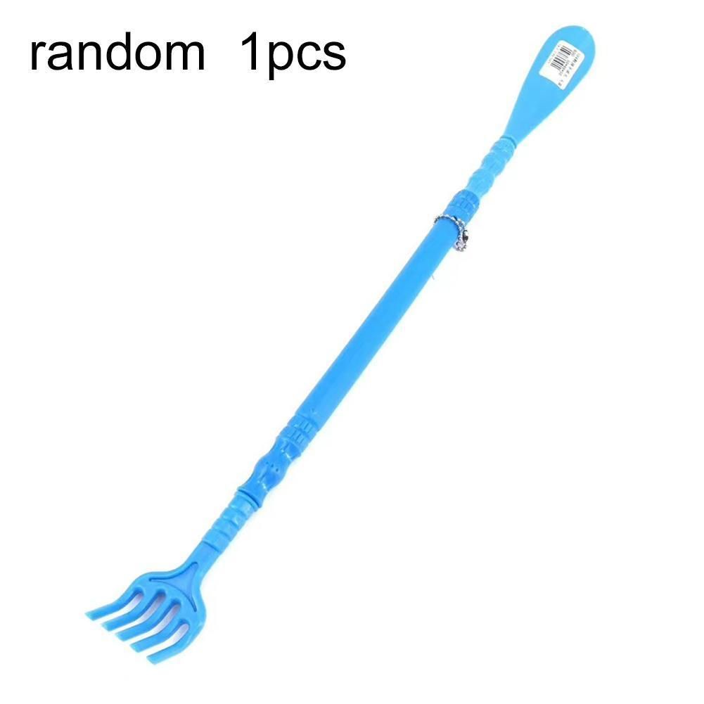 Многоцветный пластиковая чесалка для спины/массажная палочка, лопатка для обуви