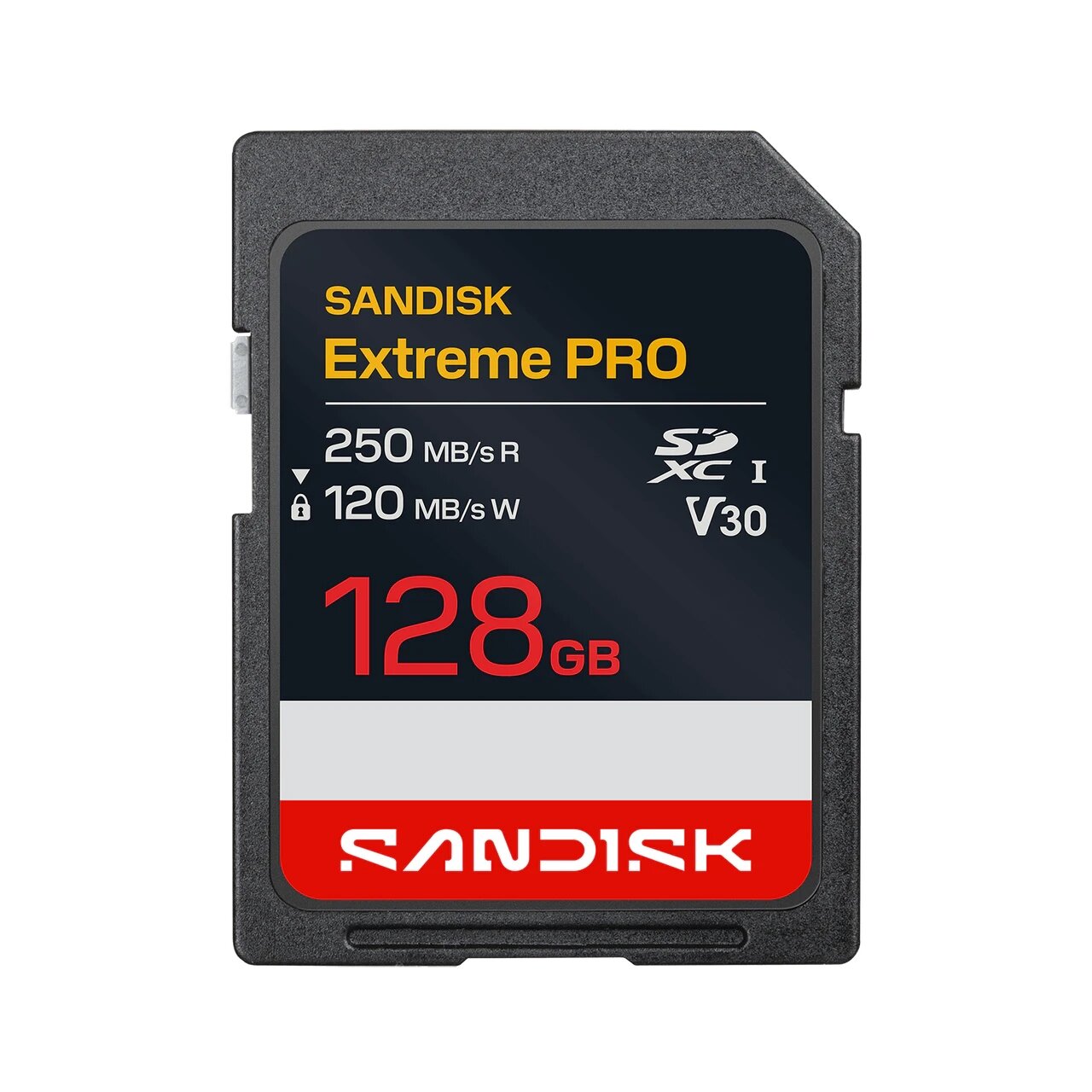 Карта памяти SanDisk Extreme Pro SD UHS-I 128 ГБ, до 250/120 МБ/с (SDSDXXJ-128G-GSCIN)