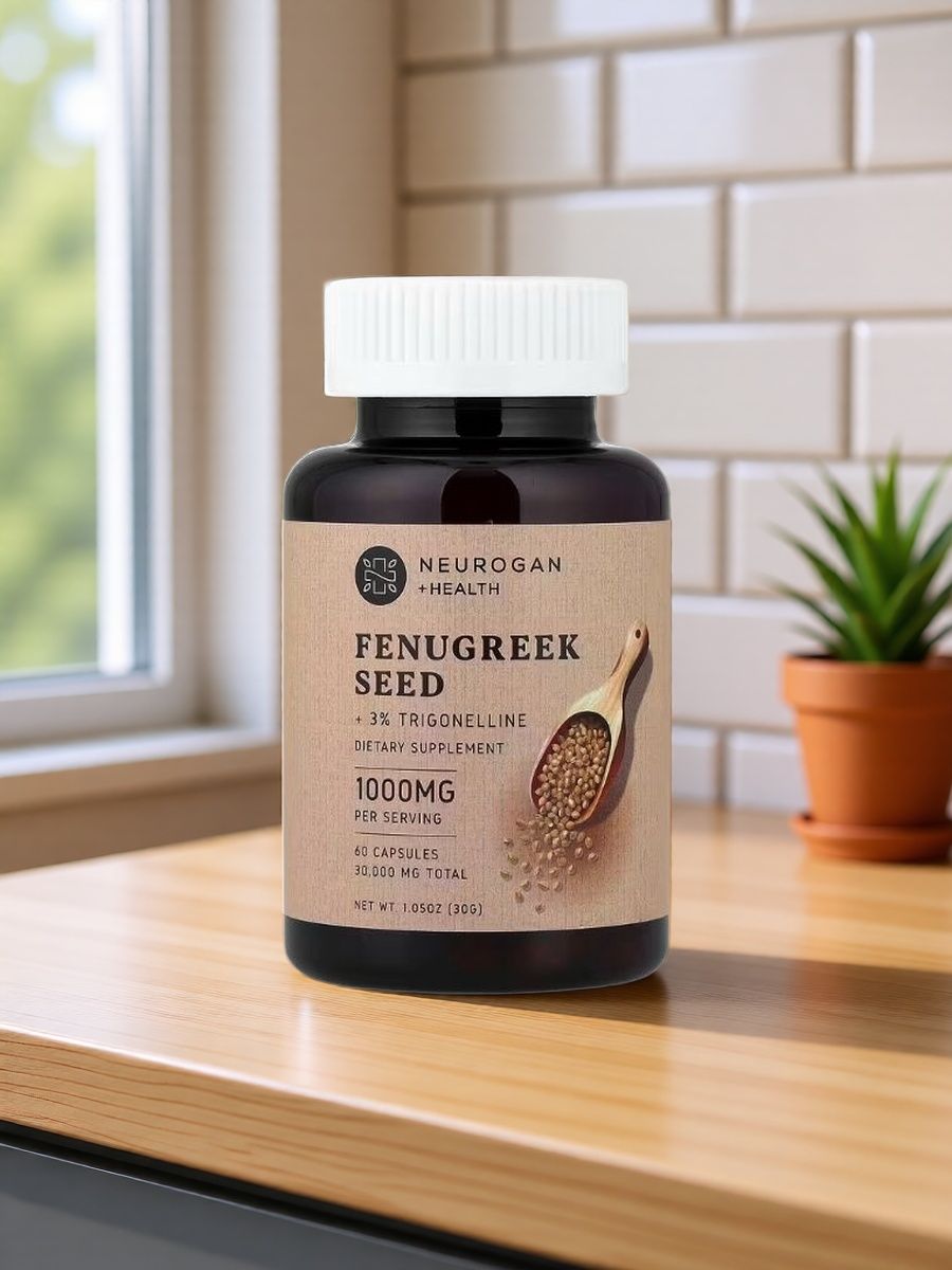 Семена пажитника и 3% тригонеллина, 60 капсул Neurogan Health