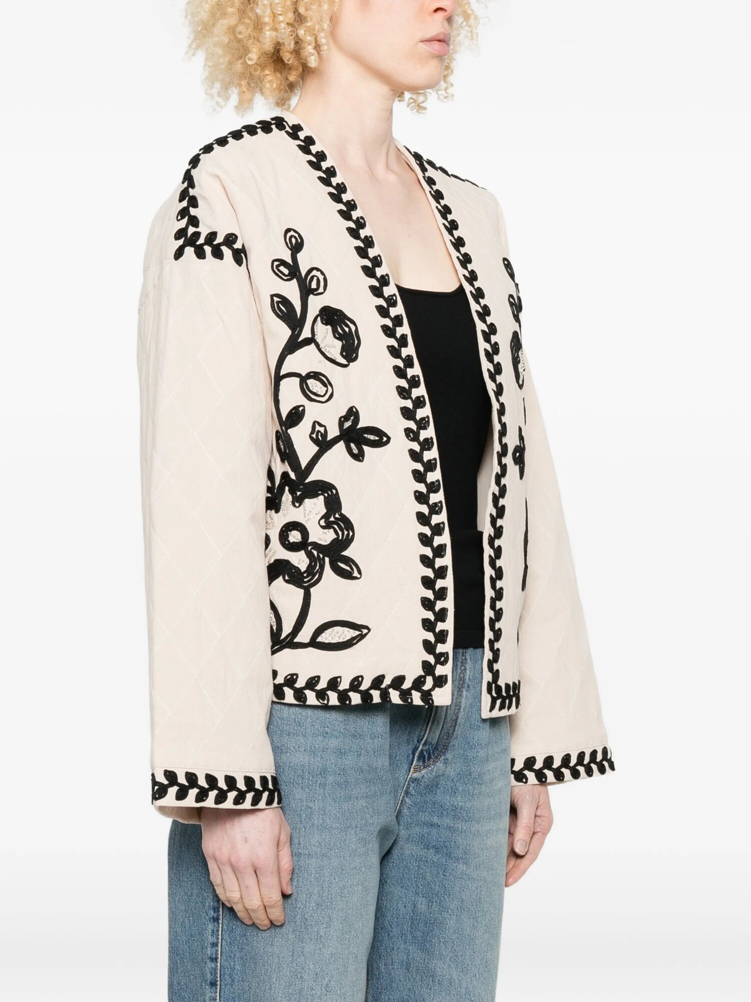 Куртка Philia loft Floral-embroidered jacket, размер 44 — фото 1