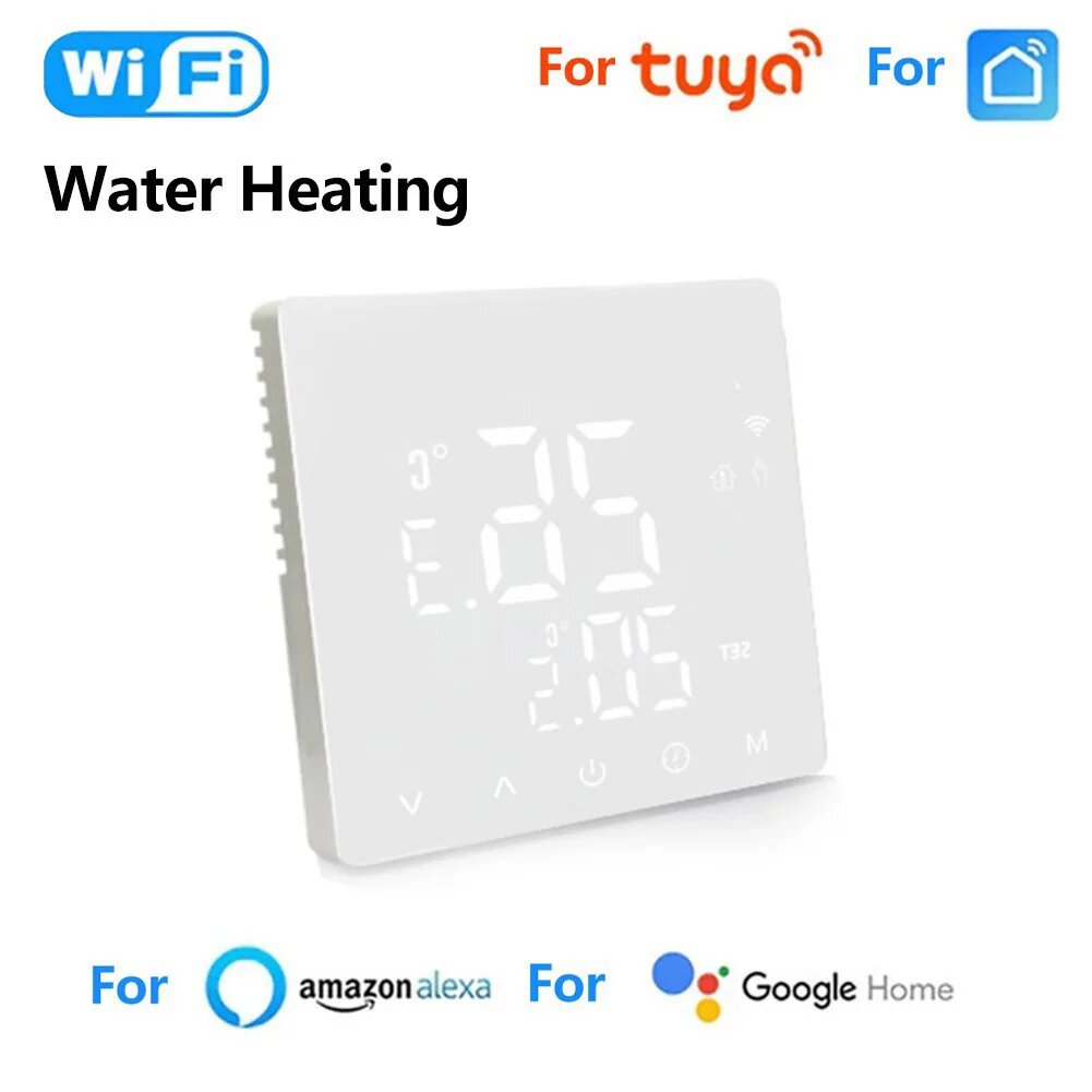 Tuya Smart LCD Wi-Fi Термостат W Water heating