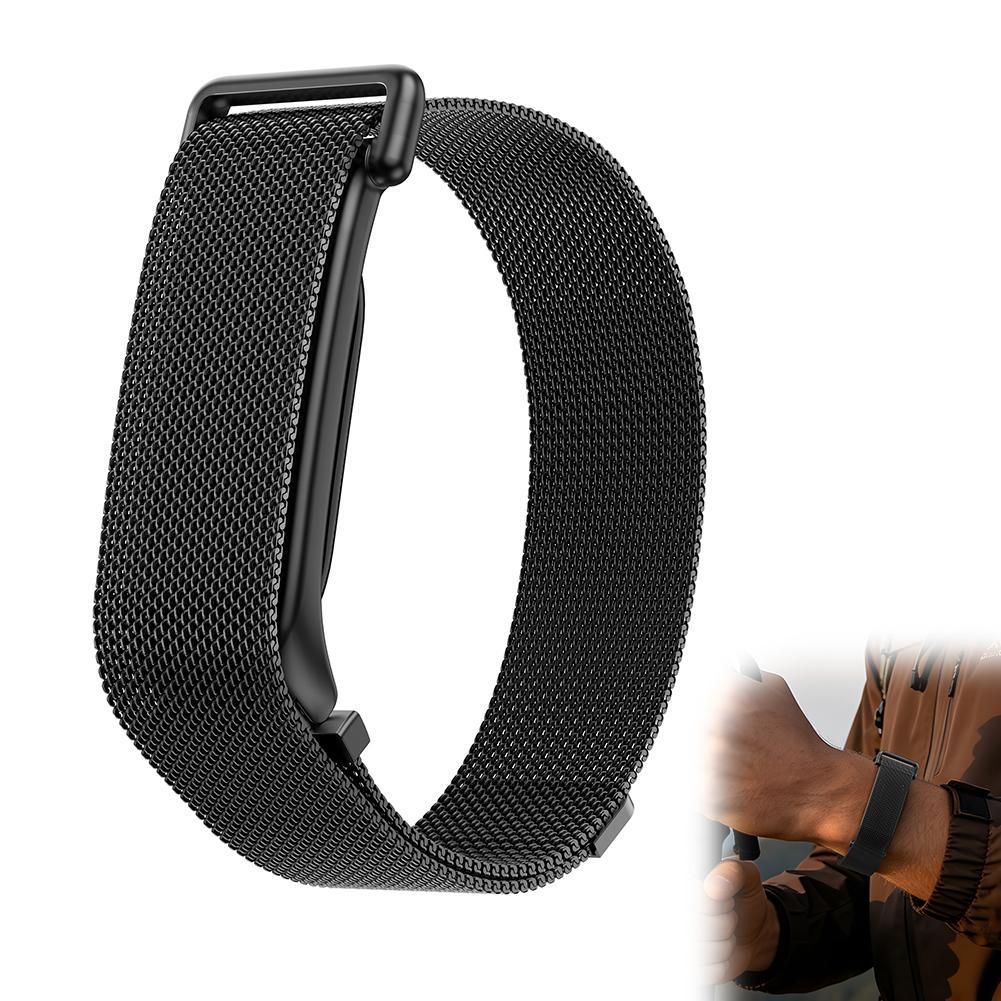 Ремешок для смарт-часов Fitbit Air, миланский, из нержавеющей стали, серебристый