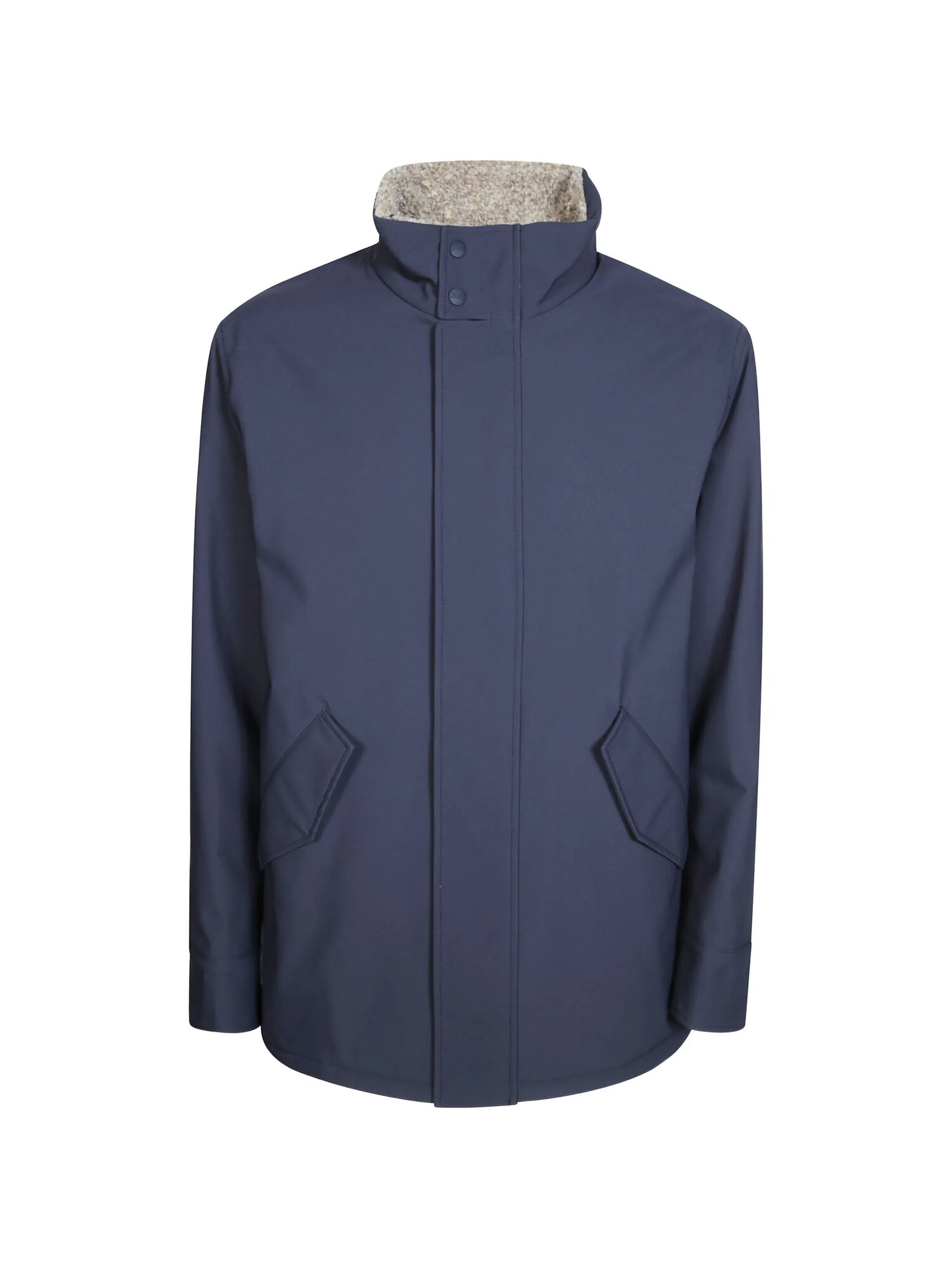Куртка Fleece-lined high-neck jacket