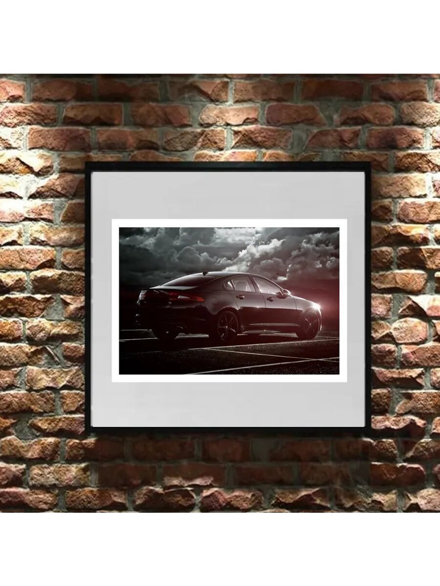 Плакат "Jaguar xf s" А3