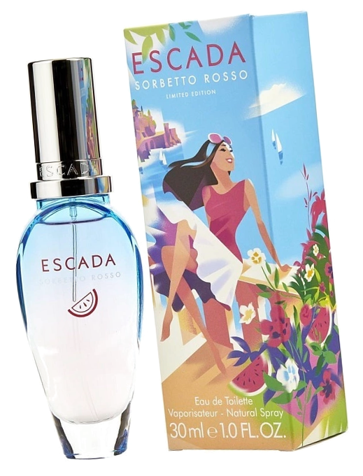 Женские Escada Sorbetto Rosso духи 30 мл / Эскада Сорбетто Россо туалетная вода