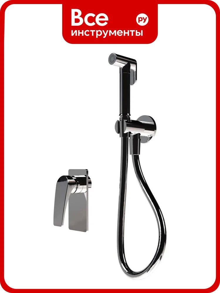 Смеситель с гигиеническим душем FLISSEN встраиваемый Акватик/Aquatic хром SF602090CH-01