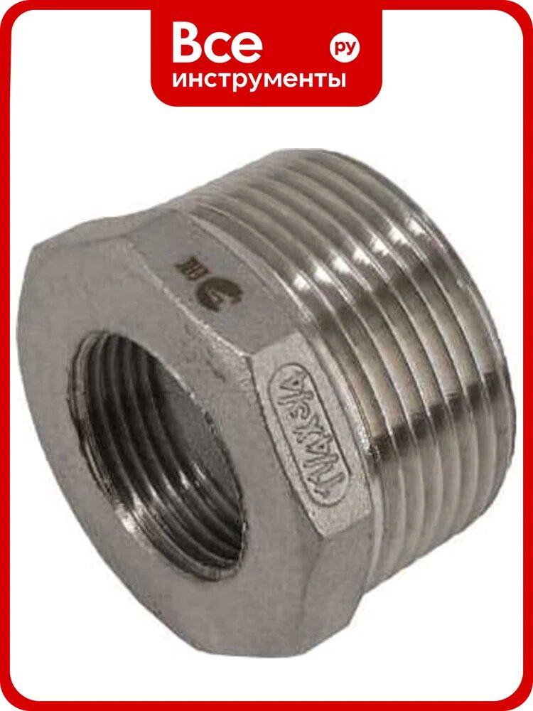 Футорка NEWKEY нержавеющая, AISI304 DN32 x DN20 (1_1/4 x 3/4), (CF8), PN16 набор 2 шт NAB2-NK-FHB32x20/4