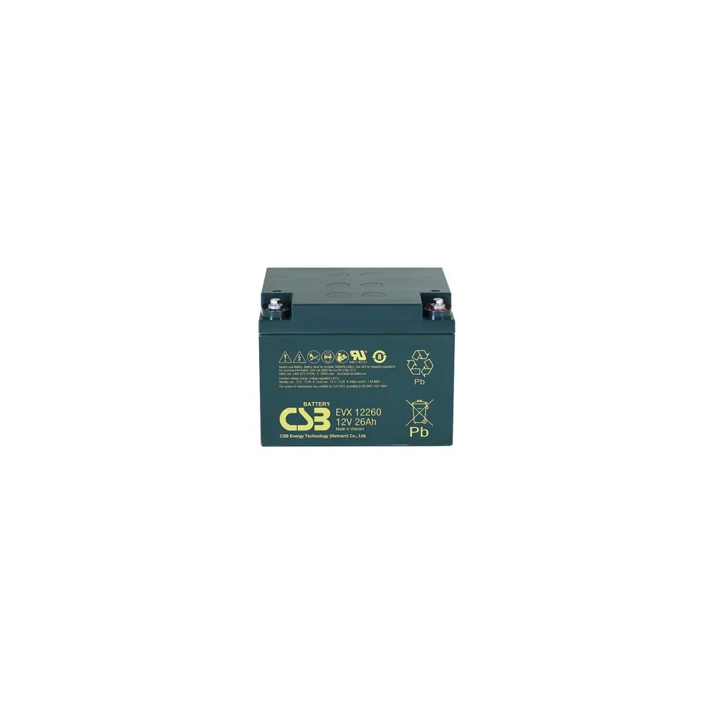 Аккумуляторная батарея для ИБП CSB, 26Ач, 12В, EVX12260 CSB