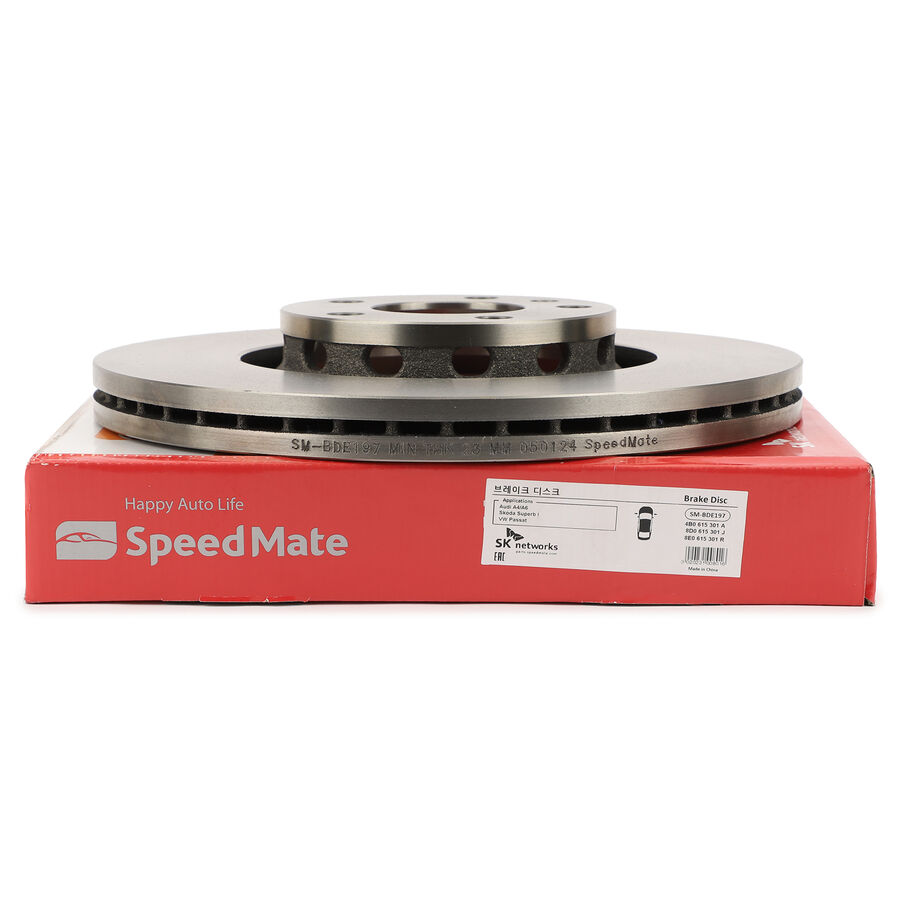 Диск Тормозной Audi A4 (8E), A6 (4B) Skoda Superb I (3U4) Vw Passat (B5) (SPEEDMATE SM-BDE197)