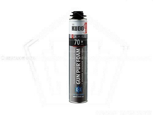 Пена монтажная профессиональная kudo proff 70+ (1000 мл, 1010 гр.)