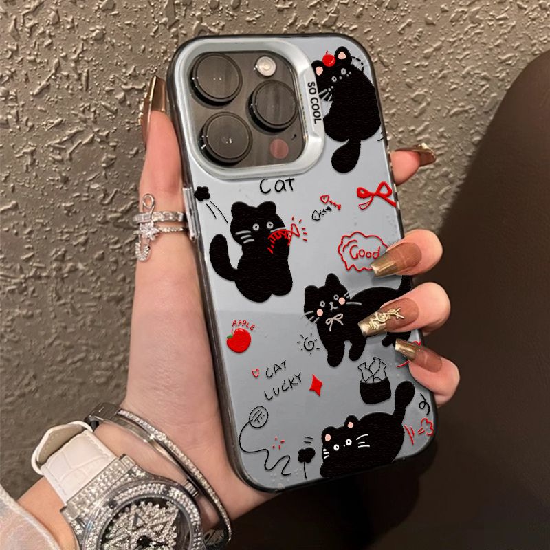 Чехол на Редми 10C / Redmi 10C белый с принтом кошки силиконовый ударопрочный