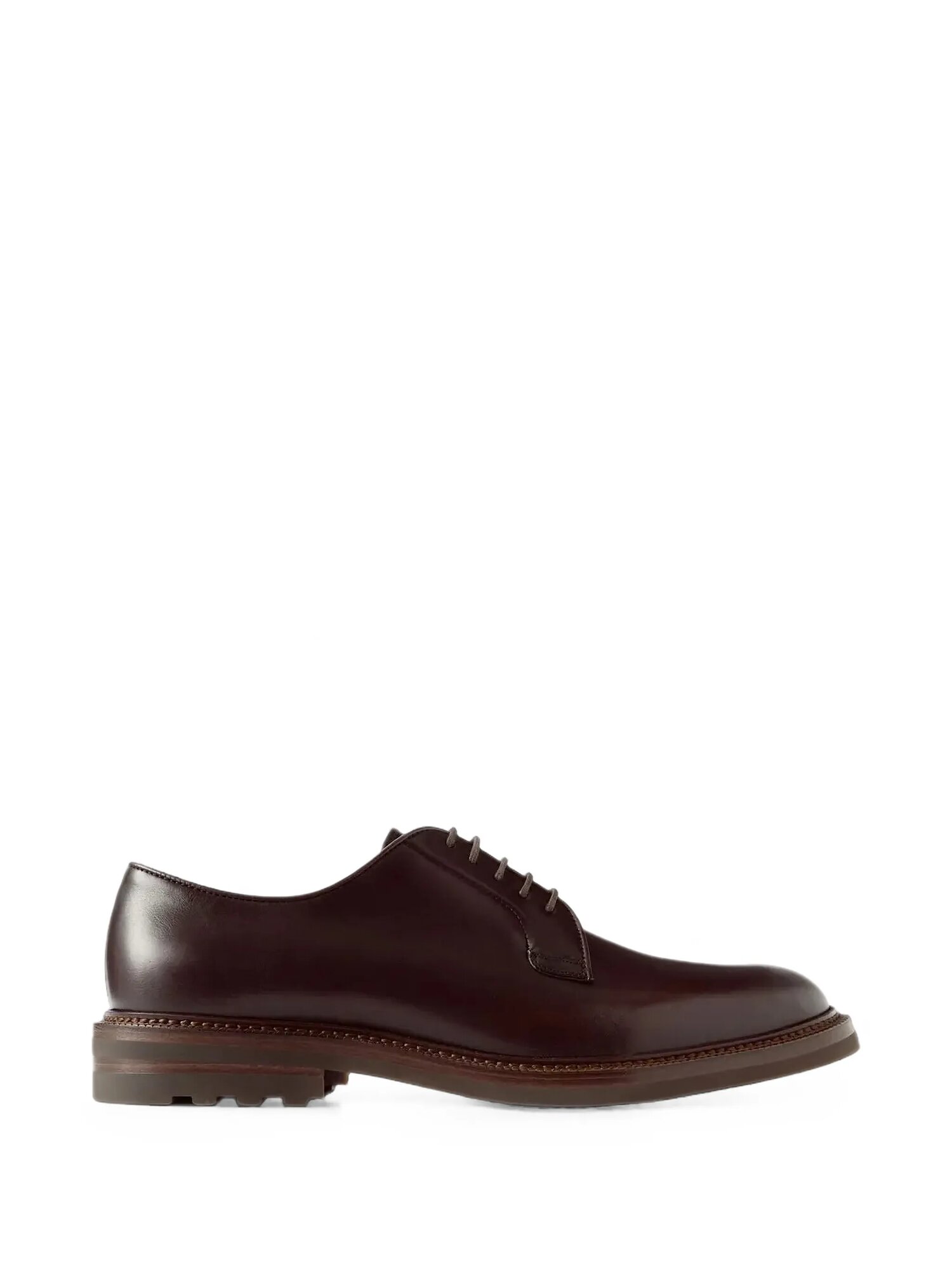 Туфли BRUNELLO CUCINELLI Laced shoes in dark brown