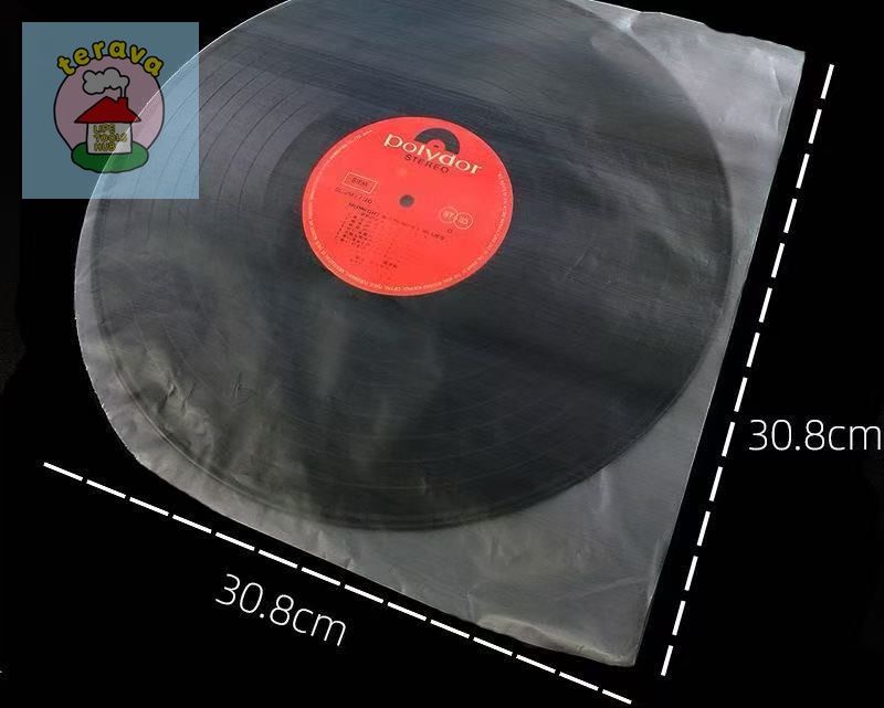 Защитный чехол для 12-дюймовых виниловых пластинок 30.8x30.8 см Прозрачный пакет для коллекции винила Аудиофилам