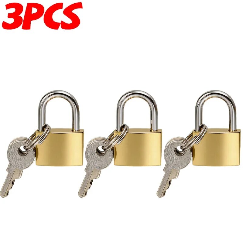 Медный навесной замок 3PCS