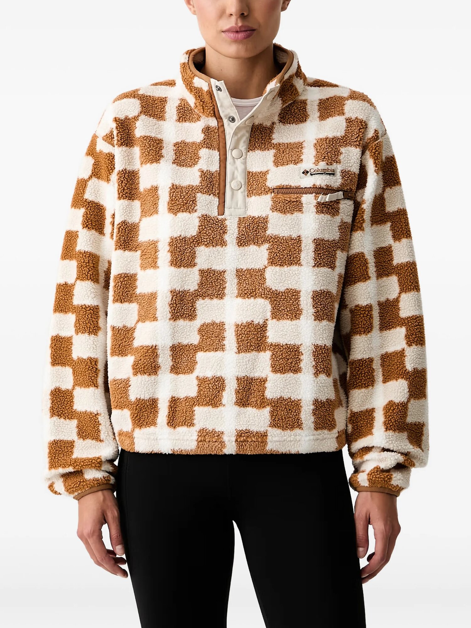 Свитер Columbia Helvetia checkerboard fleece sweater
