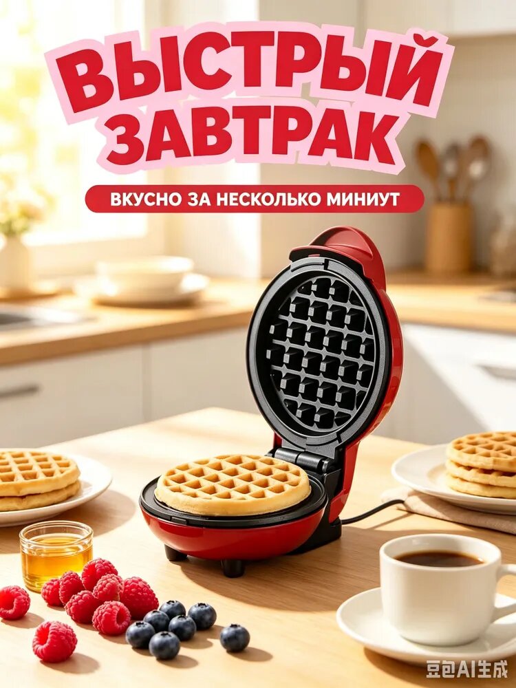 Маффинница mz-3e898lmzuxd 120 Вт, красный
