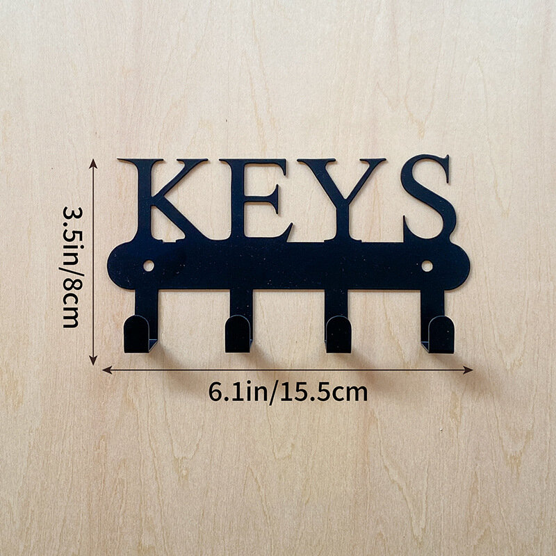 Американский стиль настенный металлический крючок с надписью 'KEYS'