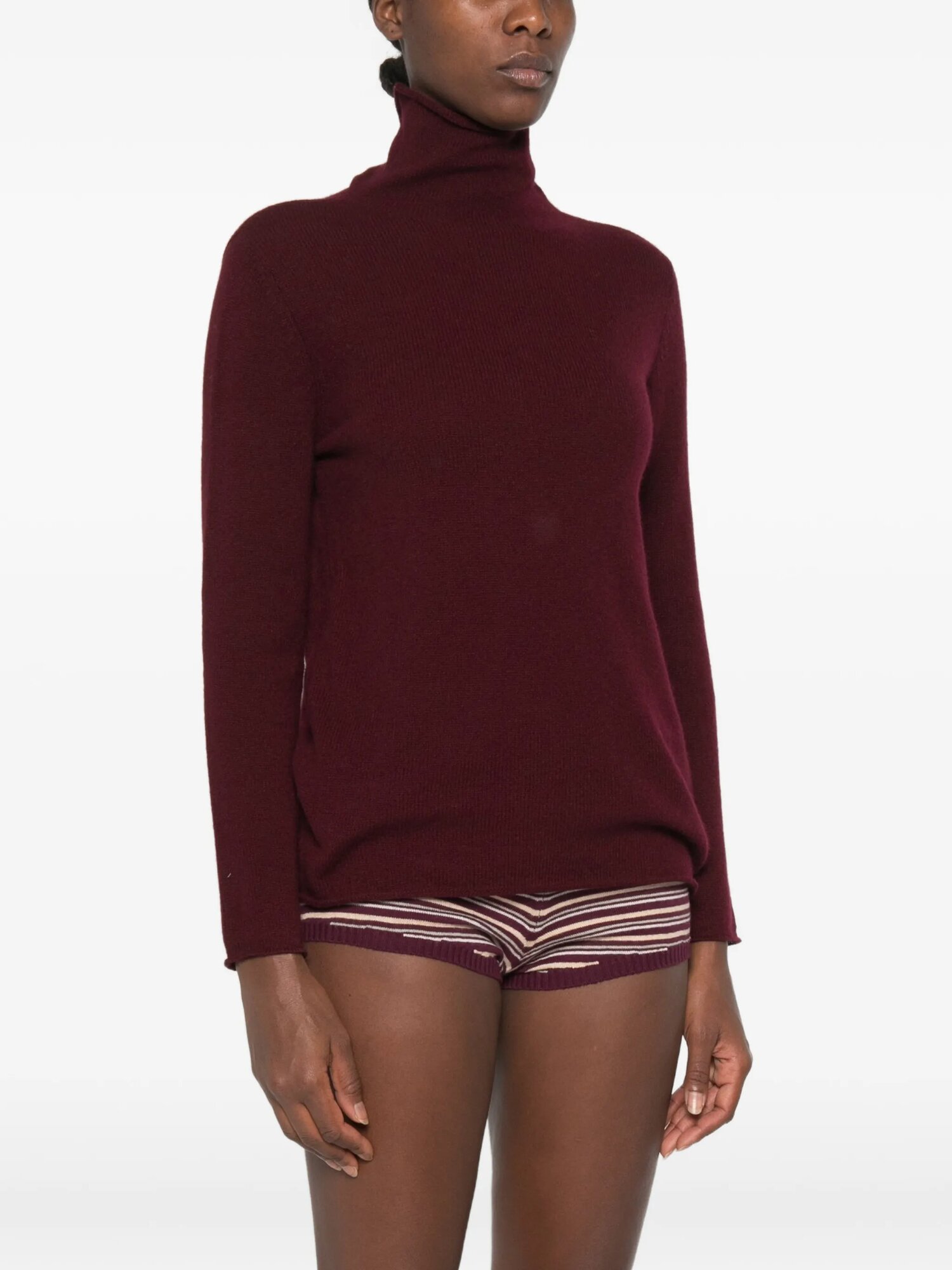 Свитер BE YOU Roll-neck wool sweater, размер 44, , purple — фото 1
