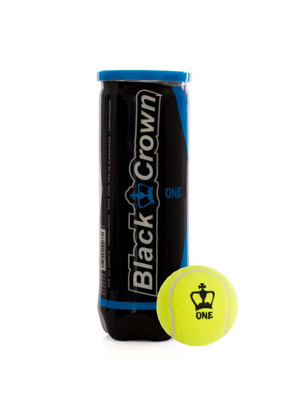 Мяч для падел тенниса BLACK CROWN ONE A000320 CAN OF 3 BALLS