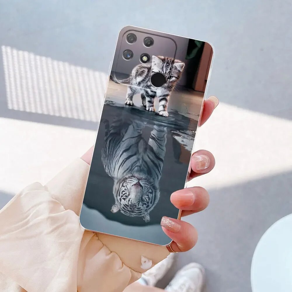 Силиконовый защитный чехол Realme Narzo 50A TM2048