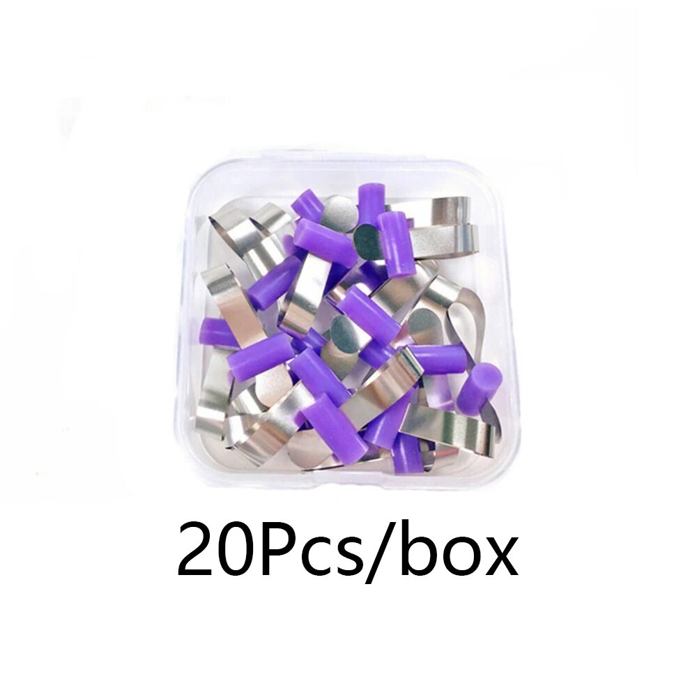 LYuen Стоматологические Формовочные Листы Металлические Матрицы 20/50 шт. 20pcs purple