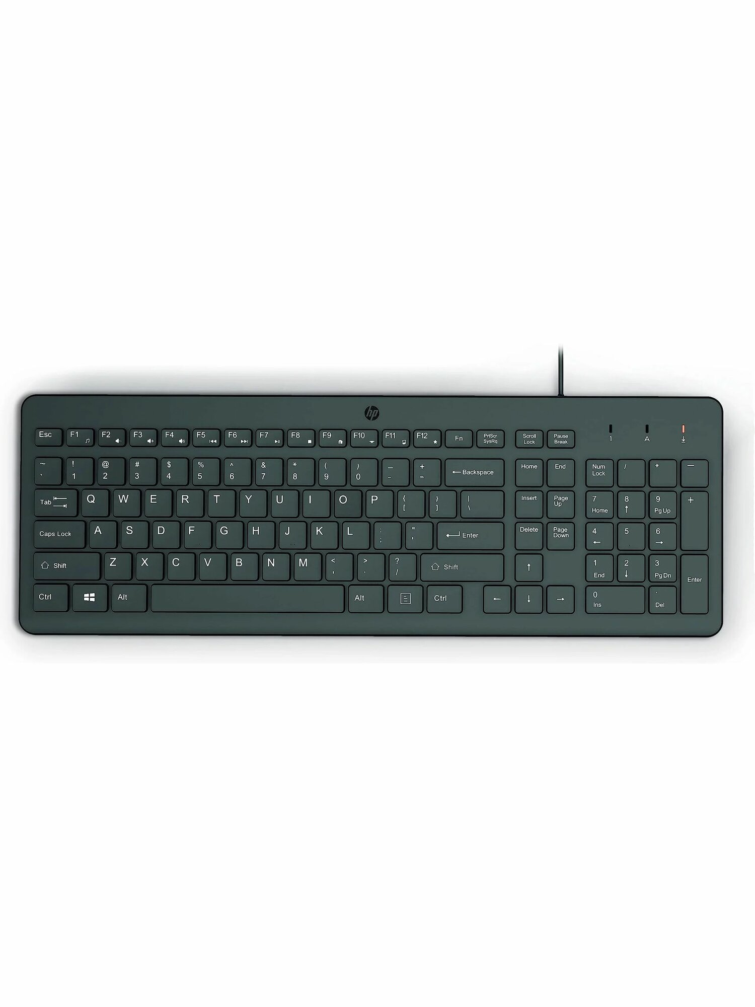 Клавиатура Keyboard HP 150 Wired (black) ENG/RUS Keyboard HP 150 Wired (black) ENG/RUS