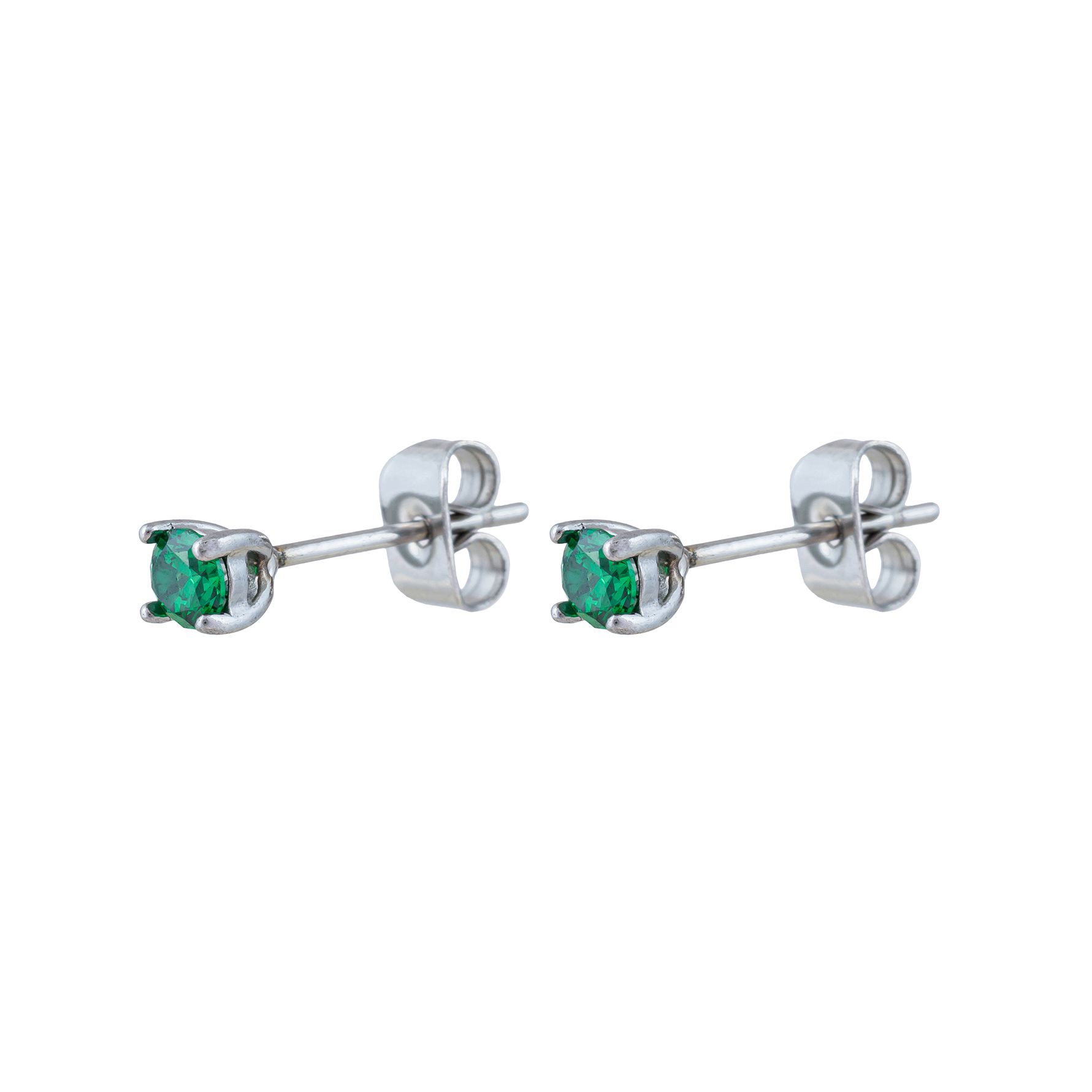 Серьги пусеты Fiore Luna, кристалл, хрусталь