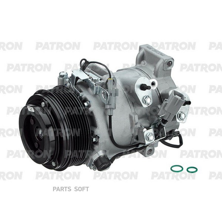 Компрессор кондиционера Lexus RX (03-) 3.5i [2GRFE] от официального дистрибьютора, PATRON, артикул PACC162