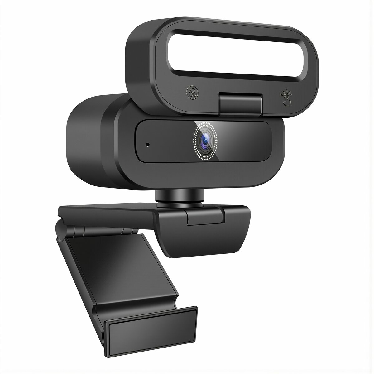 Вебкамера 4K для компьютера USB с подсветкой автфокус угол обзора 120 градусов встроенный микрофон шумоподавление стриминг конференция дистанционное обучение