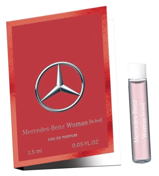 Женский аромат Mercedes Benz Woman In Red 1.5 мл пробник / Мерседес Бенс Вумен Ин Ред