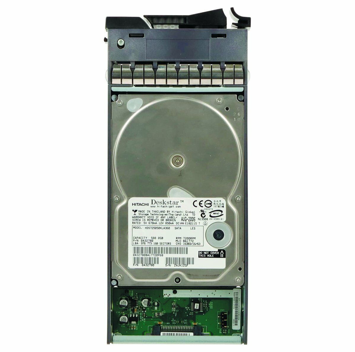Жесткий диск NetApp 500Gb 7200 SATAII 3.5" HDD 0A32780